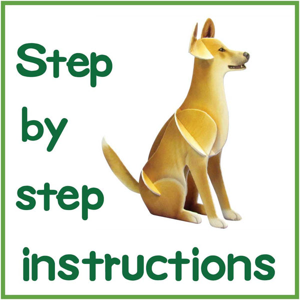 Dingo Pop-Out Postcard - Little Aussie Zoo